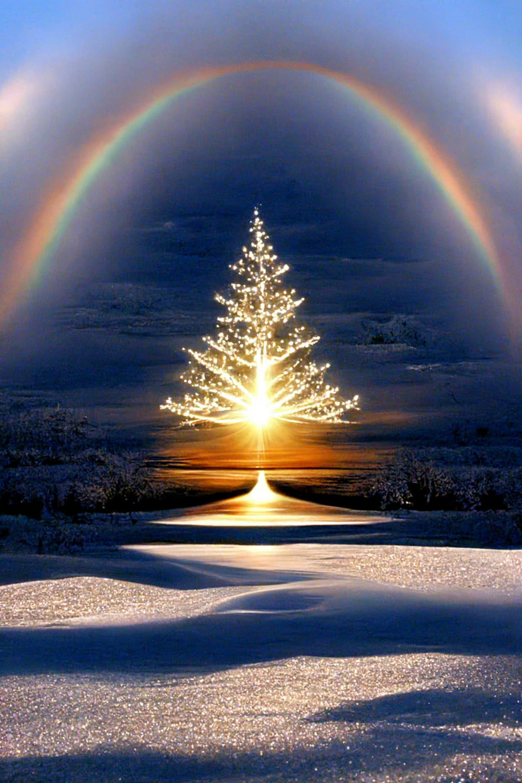 Kesk talvist vaikust, kus valge lumi katab maad ja õhk on külmast ...